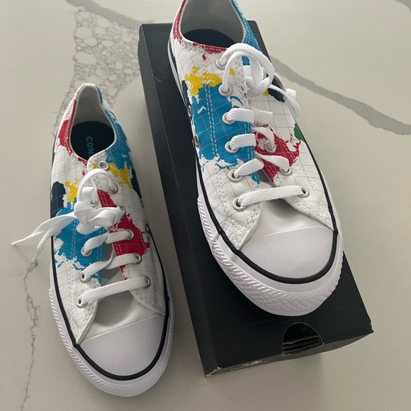 Converse | Shoes | Converse Chuck Taylor All Star Wold Map | Poshmark